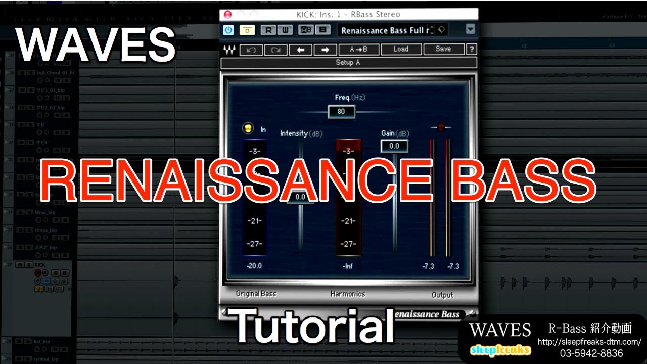 WAVES RENAISSANCE BASSの使い方（Sleepfreaks DTMスクール） - YouTube