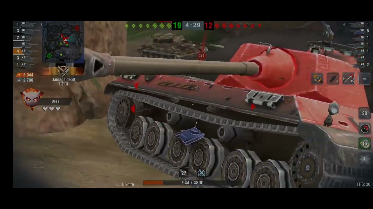 Magnate Big Boss - DMG 11709 Destroyed 5 - World Of Tanks Blitz ...