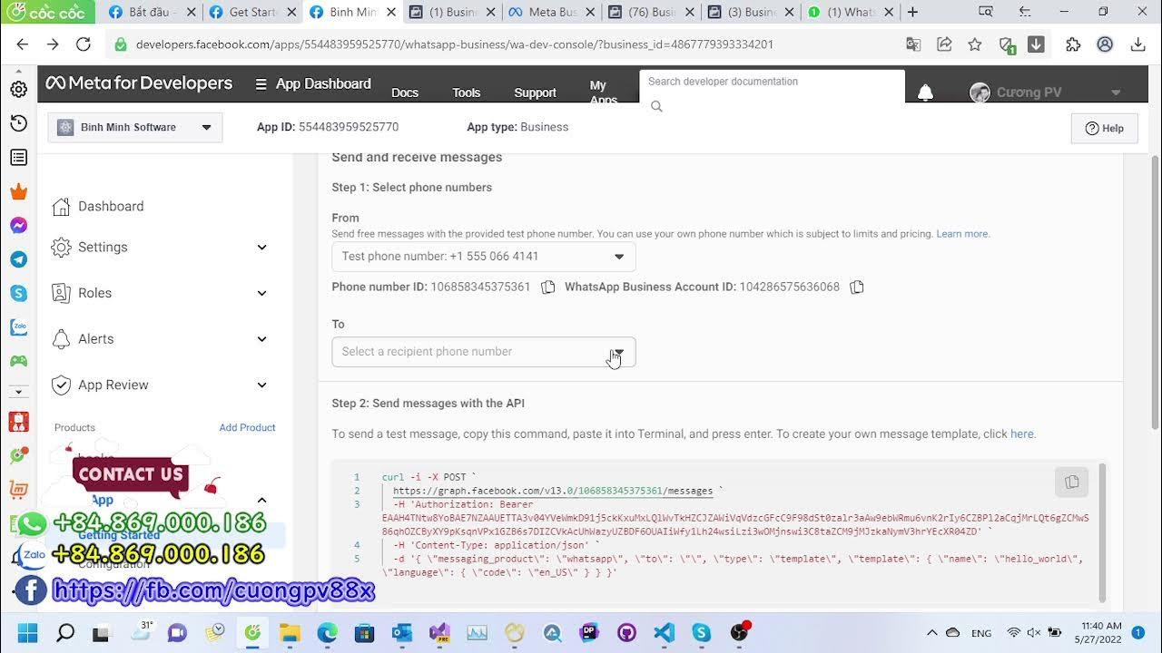 WhatsApp API in Xaf Blazor - Part 01 - YouTube