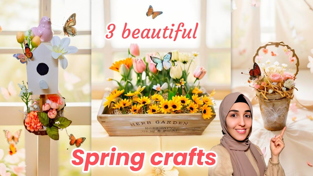 *BEAUTIFUL* Spring Crafts 🦋 DIY Decor 🌷 Shabby Chic & Cottagecore Ideas ...