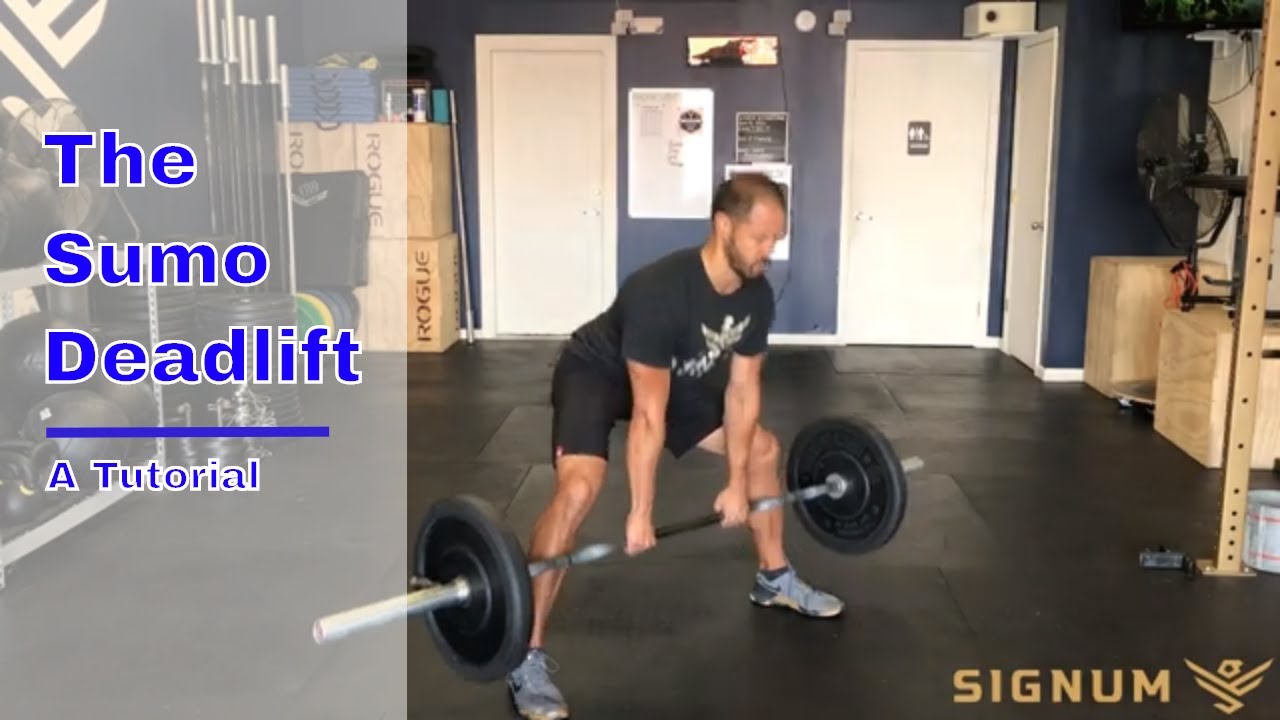 The Sumo Deadlift | A Tutorial - YouTube