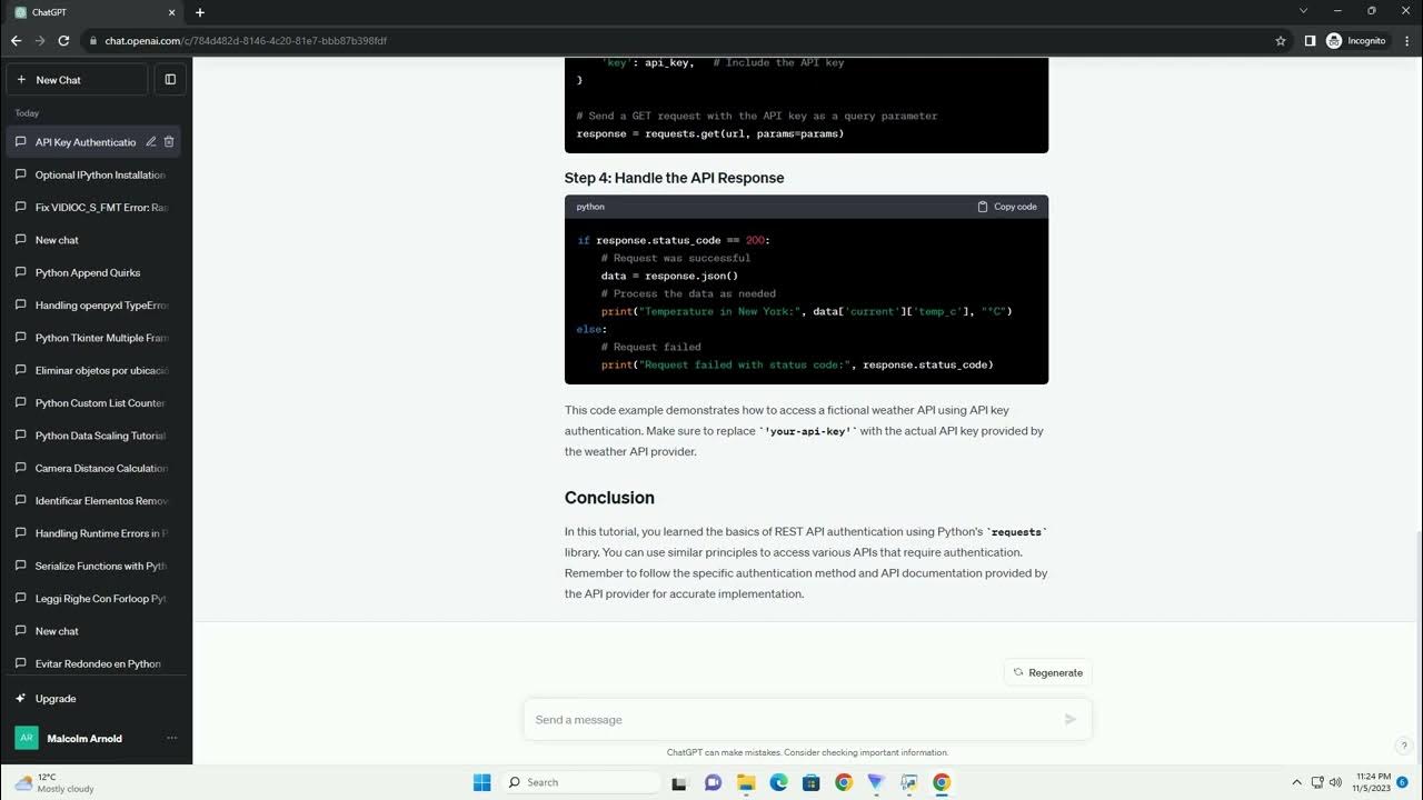 Rest API authentication and access using Python Requests - YouTube