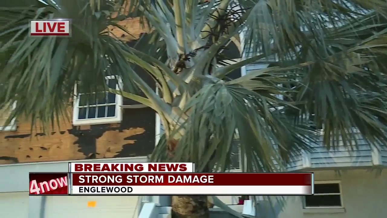 Damage in Englewood after overnight storm - YouTube