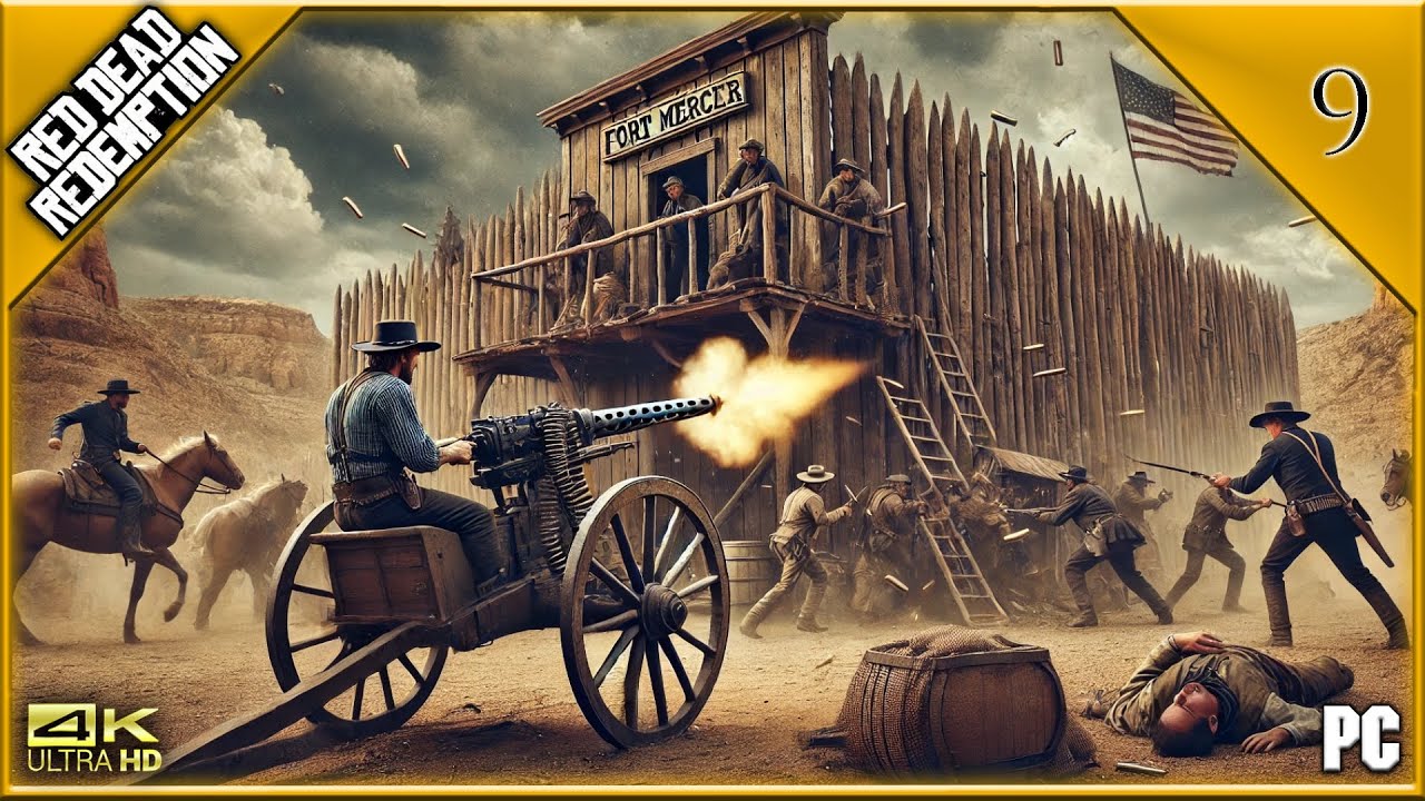 RDR1 |PC-4K| #9 💣ASALTO AL FUERTE MERCER💣 Gameplay Español - YouTube