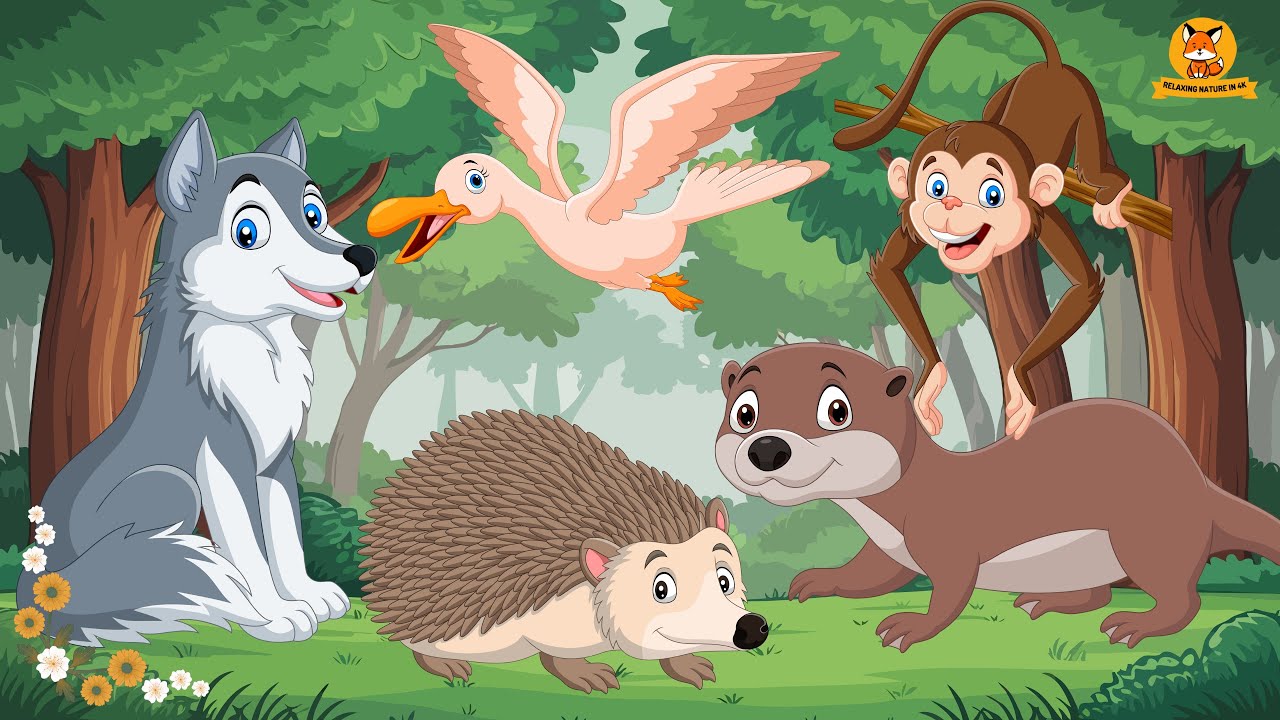 Wild Animal Sounds In Nature: Wolf, Otter, Monkey, Seagull, Dove ...