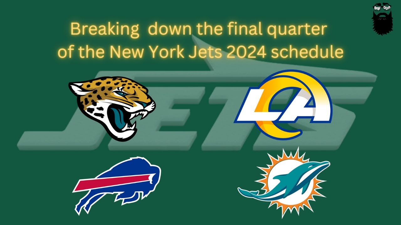 Boy Green Daily, Hop on Pop: Jets 2024 Final Quarter Schedule ...