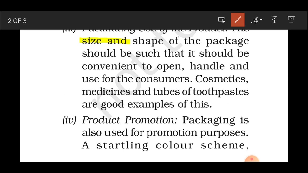 functions of packaging || ncert || class 12 business studies ...