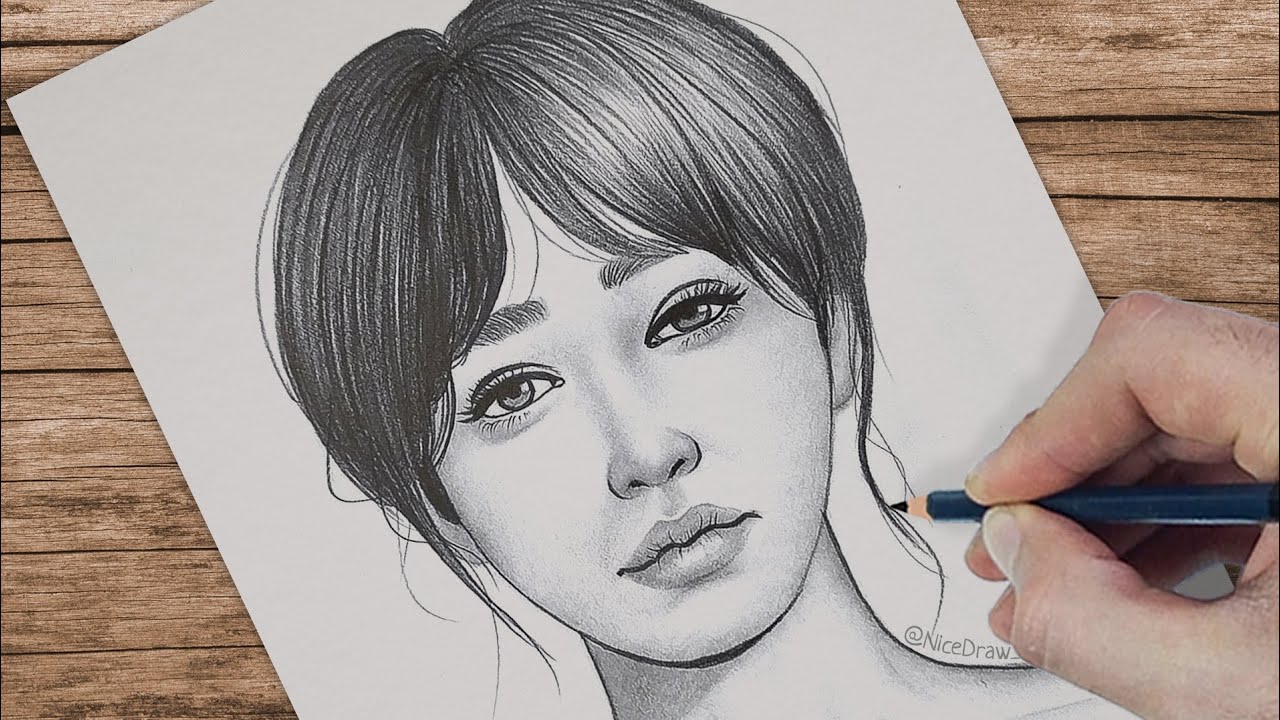 How To Draw Realistic Faces With Pencil For Beginners! {Step By Step ...