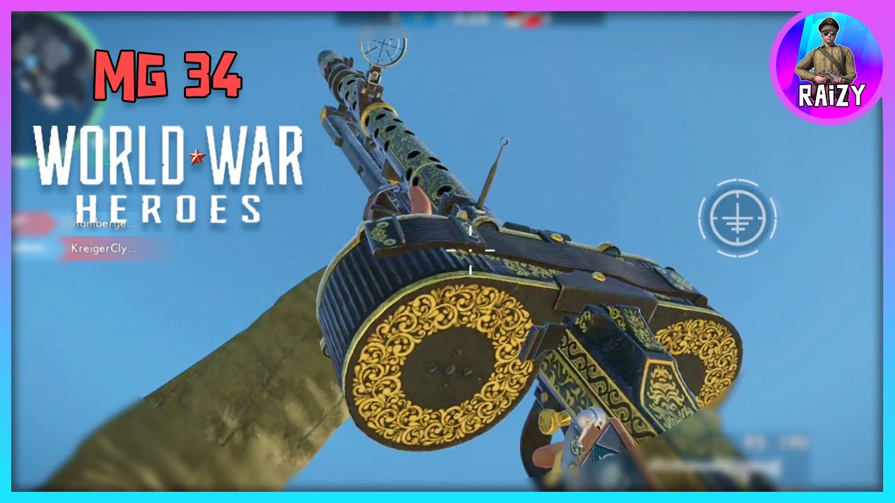 BEST GUN MG34 | World War Heroes - YouTube