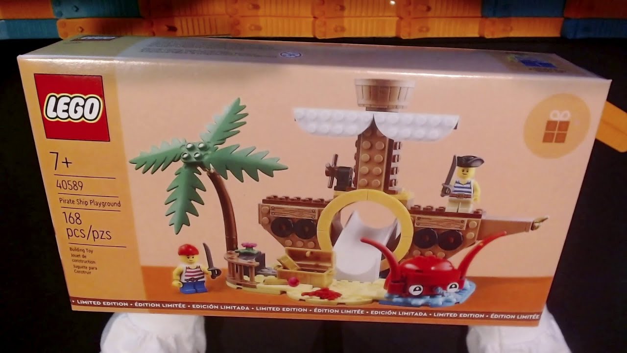 LEGO Pirate Ship Playground GWP 40589 Build and Review! Liked this a ...