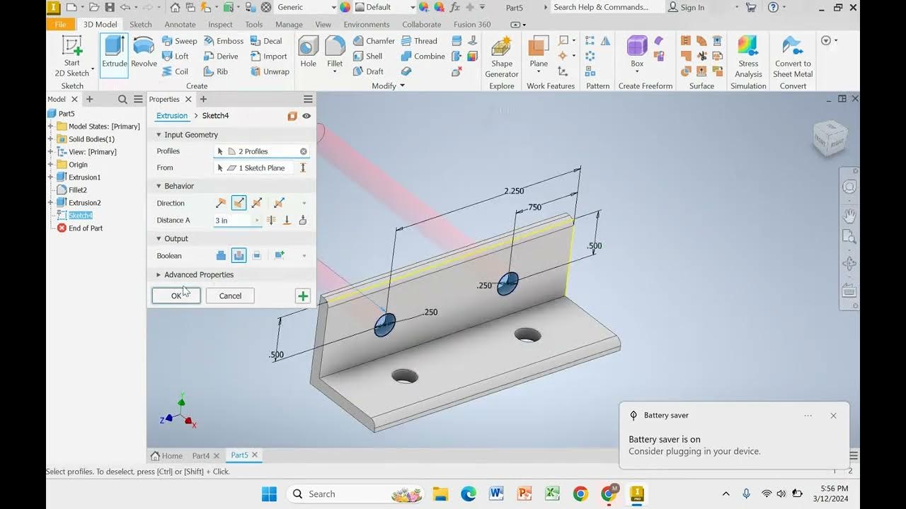 Creating Parts and Assemblies in Autodesk Inventor - Beginner Packet ...