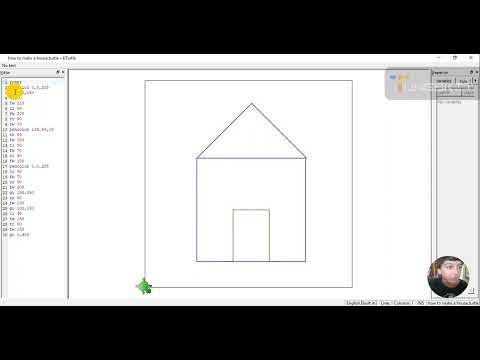 KTurtle basic code for a house - YouTube