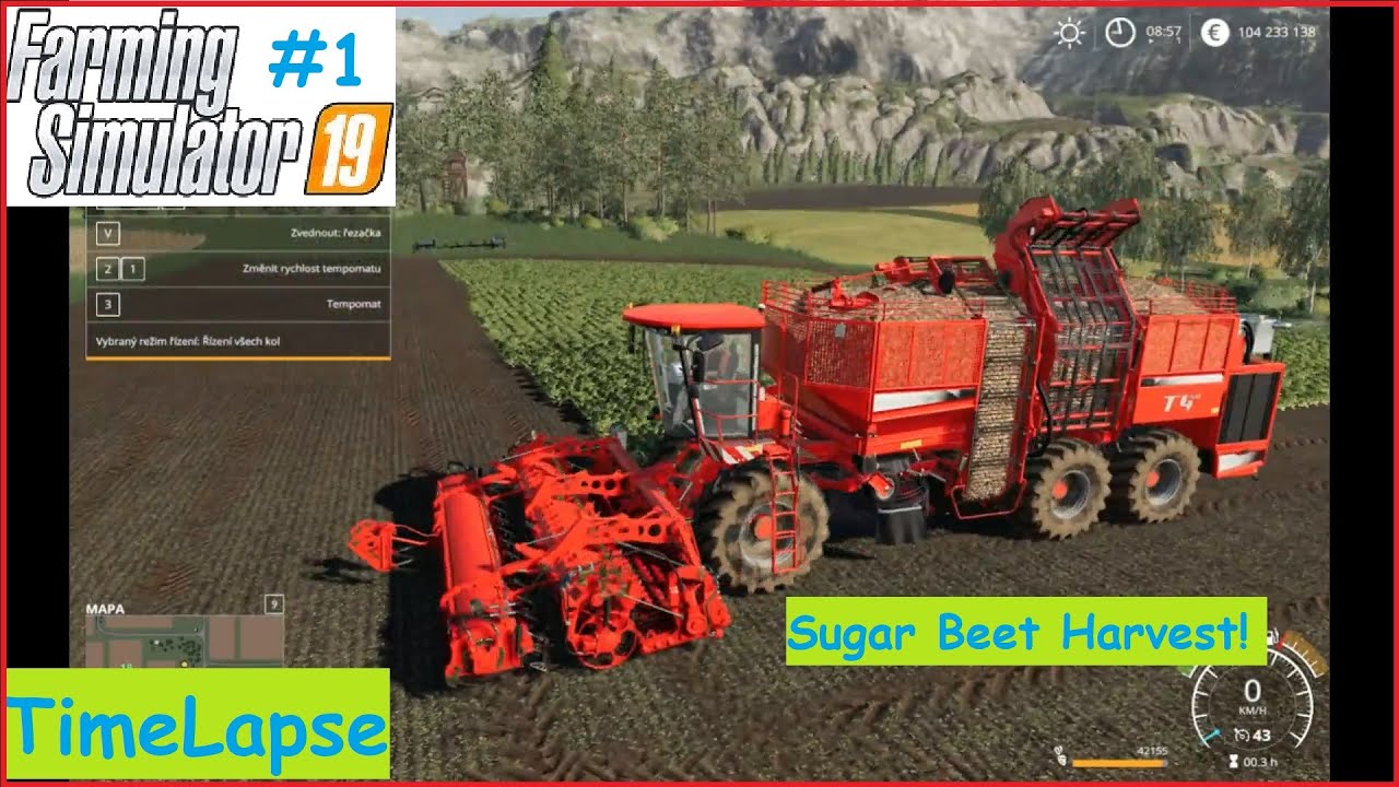 FS19 Timelapse | Felsbrunn | #1: Sugar beet harvest! - YouTube