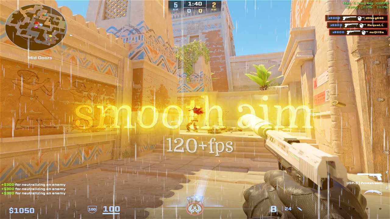 CS2 with rain sounds & smooth gameplay (120+fps) - YouTube
