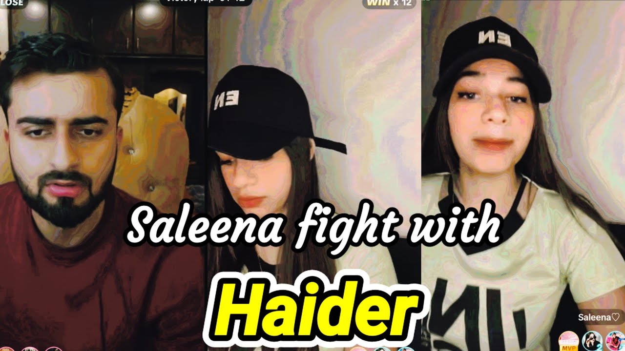 Saleena fights with haider | Haider Shah tiktok - YouTube