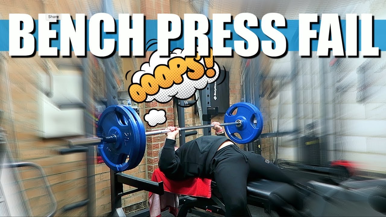 FAILING A BENCH PRESS - My Technique - YouTube