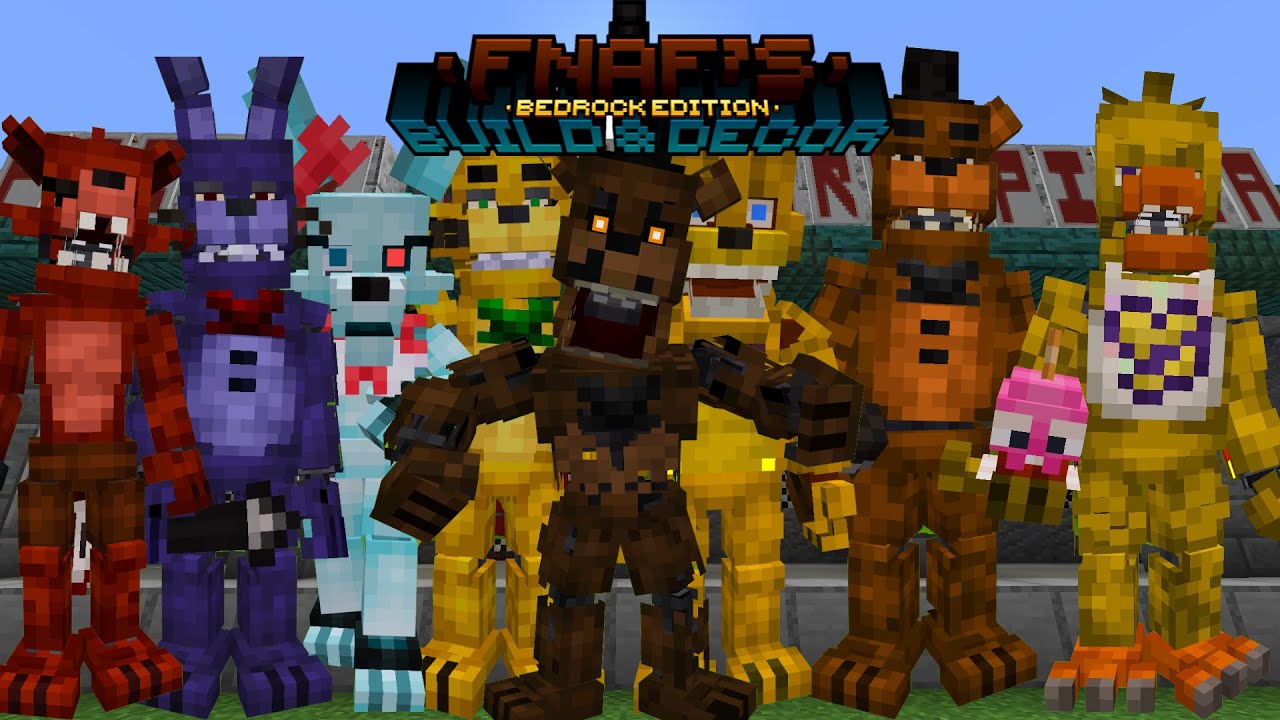 The FNAF DECORATIONS ADDON Stuff I MISSED! (Fnaf Decorations Mod ...