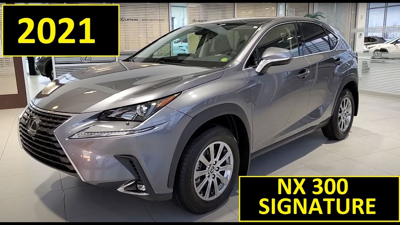 2021 Lexus NX 300 Signature Package in Nebula Gray Review of features ...