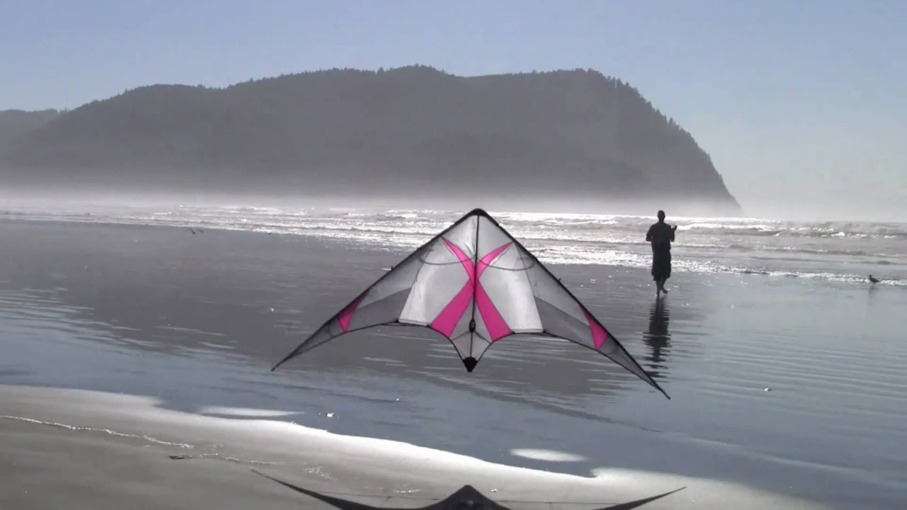 2010 Kymera in Seaside (sport | stunt kite prototype) - YouTube