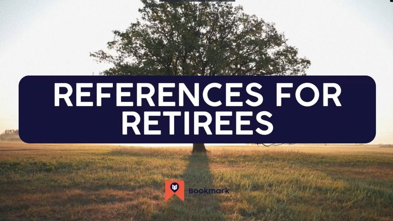 Bookmark references for retirees - YouTube