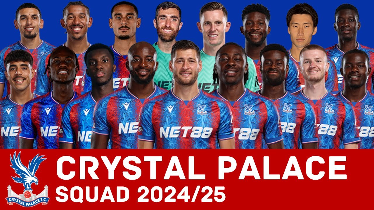 CRYSTAL PALACE FC Full Squad For Season 2024/25 | Crystal Palace ...