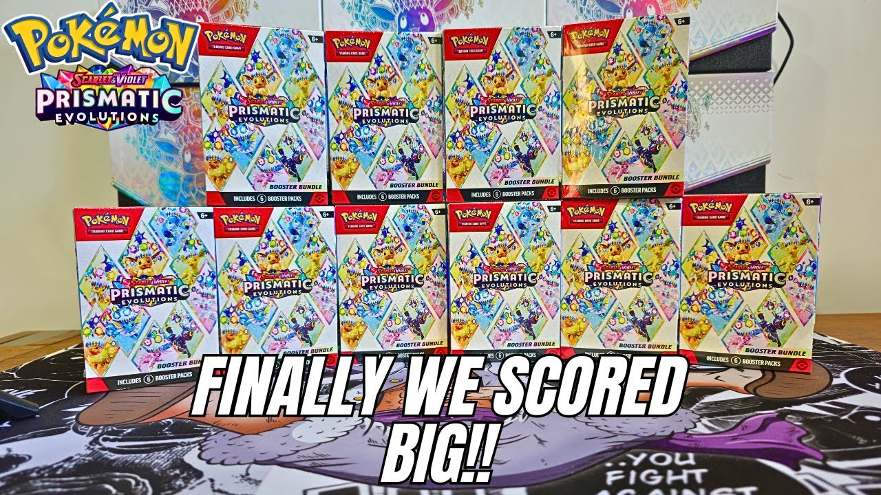 WE OPENED 10 PRISMATIC BOOSTER BUNDLES!! - YouTube