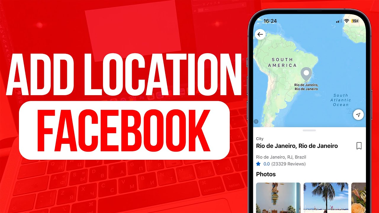 How to Add Location on Facebook | Full Guide - YouTube
