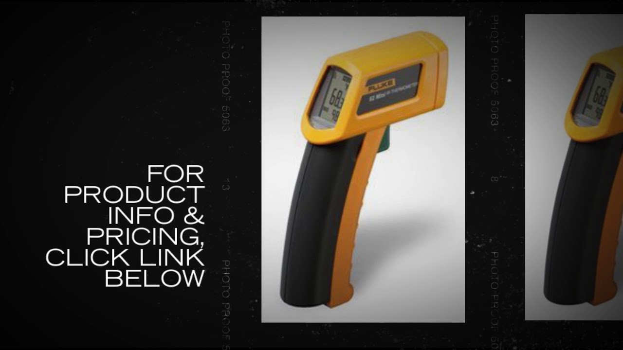 Fluke 62 Mini Handheld Infrared Thermometer - YouTube