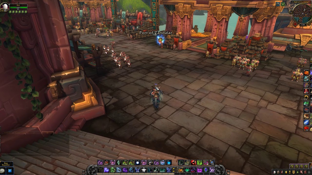 WoW BFA Horde - Portal to Ar'gorok (Arathi Highlands) - YouTube