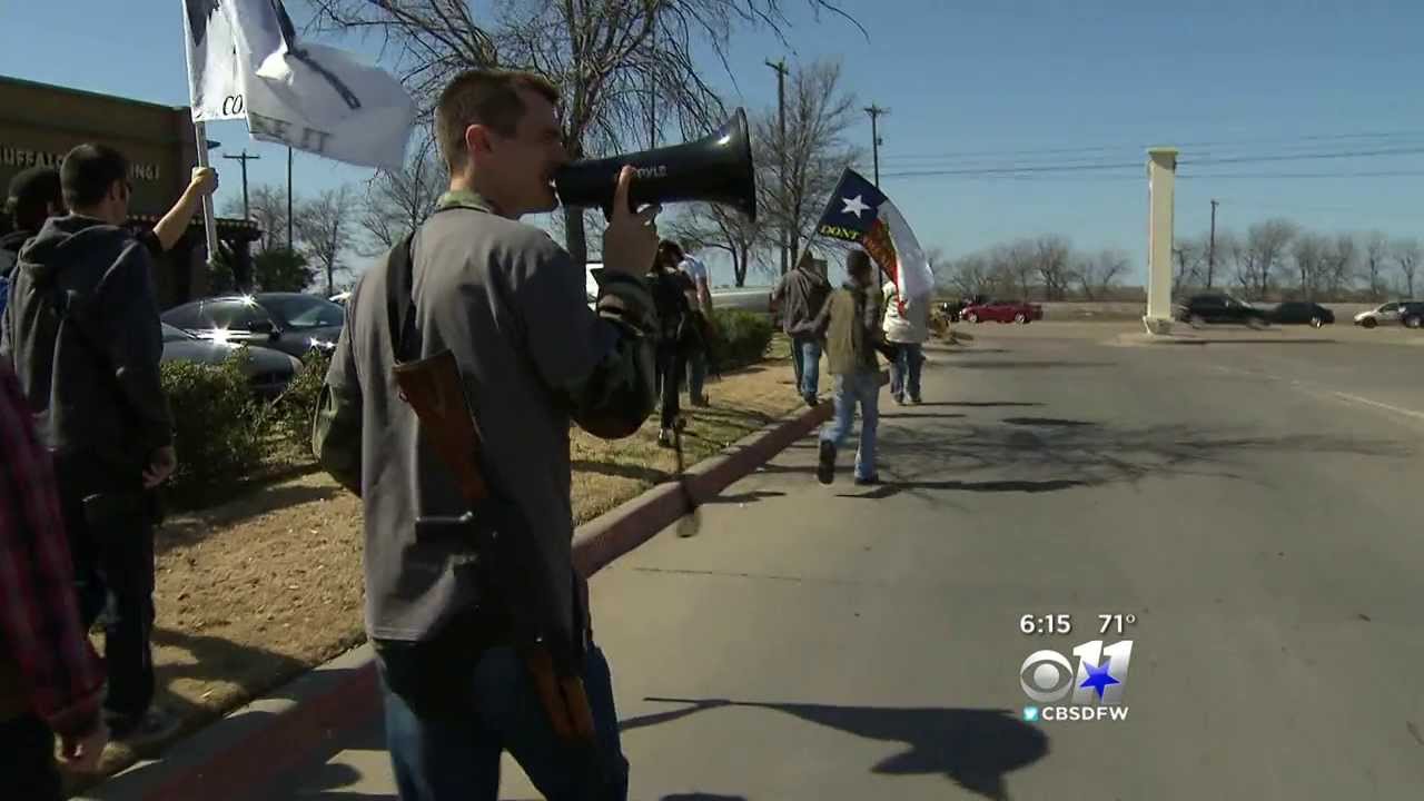 Open Carry Texas - CBS 11 News at 6 - YouTube