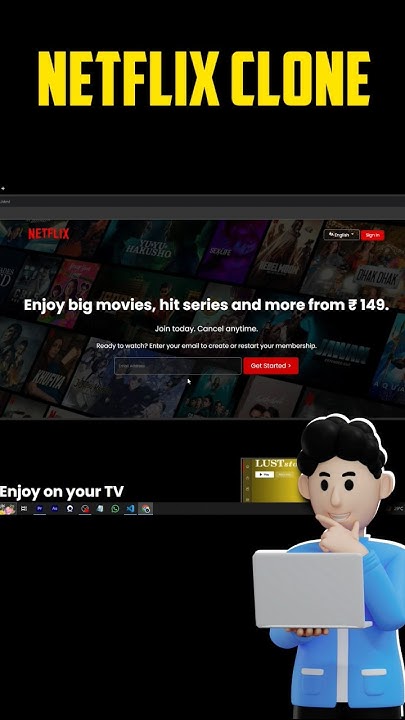 2/50 Tricks: Netflix Clone Using | HTML CSS JS Animation and Effects #html #css #webdevelopment ...