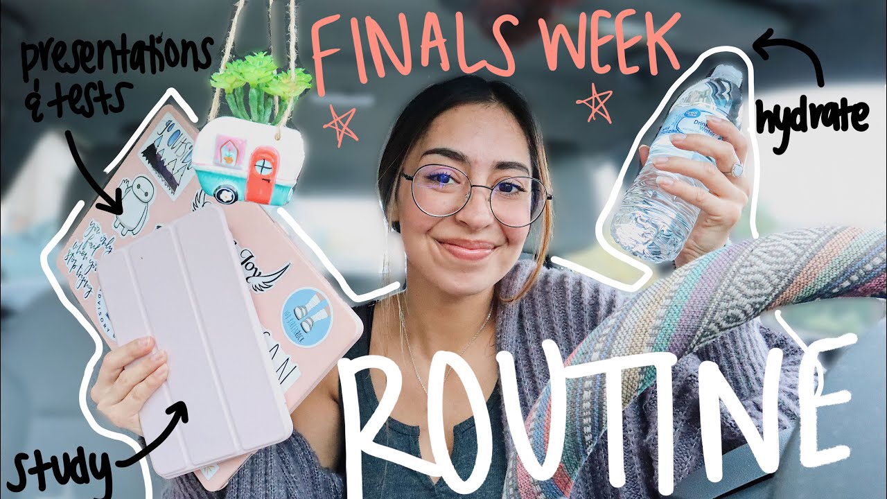 my FINALS WEEK routine || *online college* week in my life (tips ...