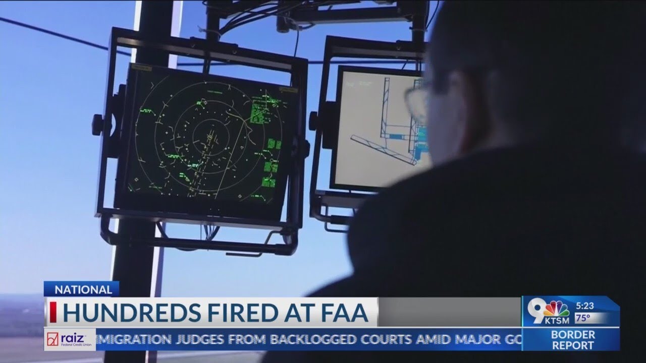 Trump begins firings of FAA staff - YouTube