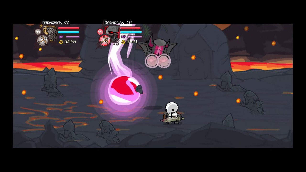 Lava World skeleton cutscene trick - YouTube