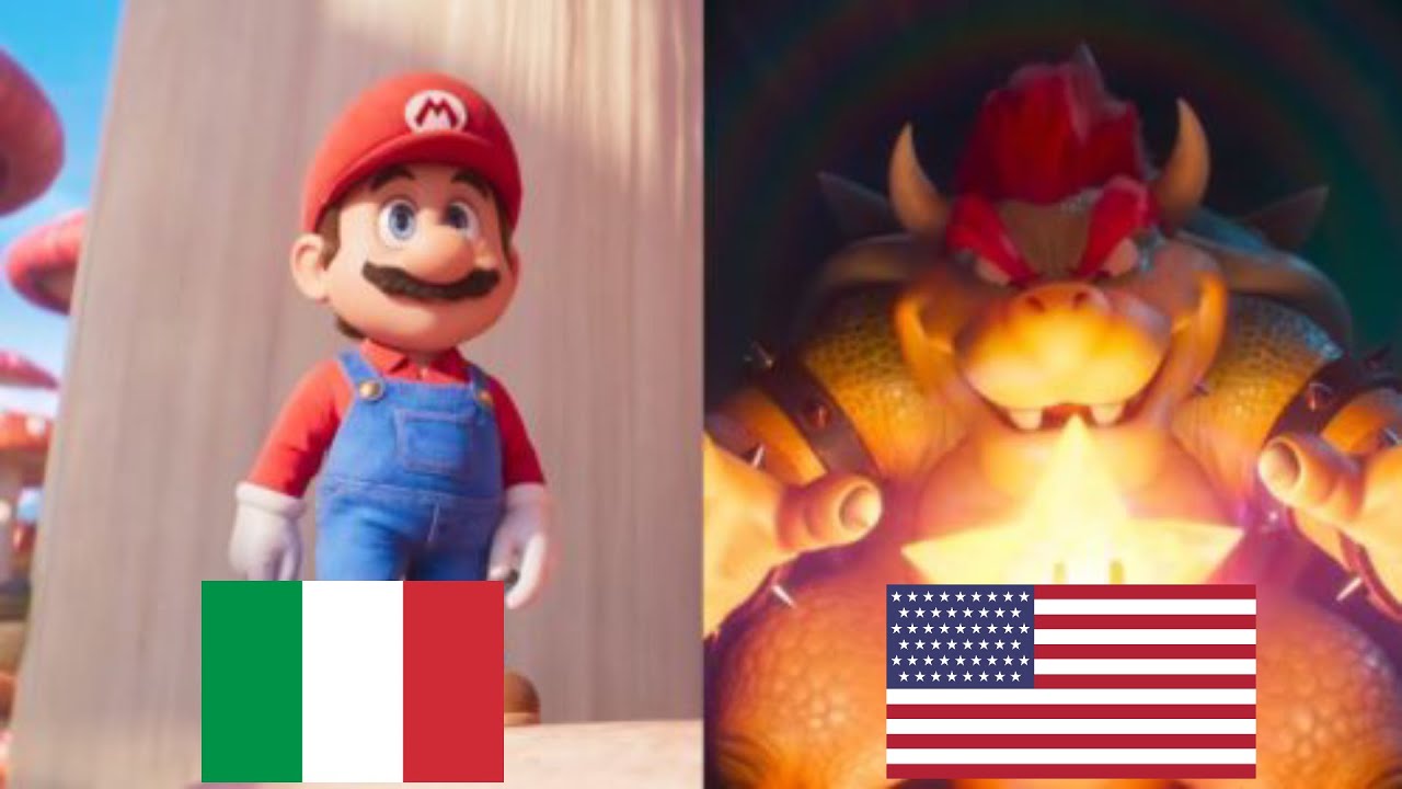 The Super Mario Bros. Movie Trailer but only Mario is Italian - YouTube