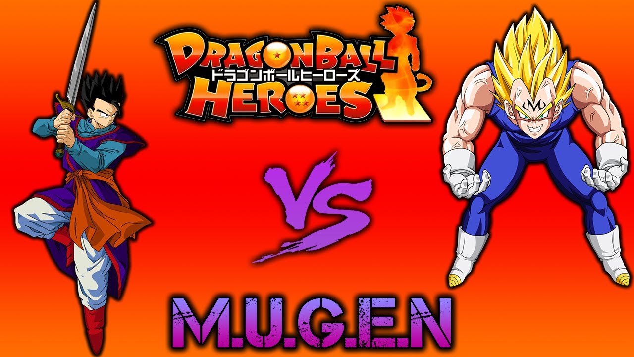 DragonBall Heroes MUGEN Gohan Z Sword Vs Majin Vegeta - YouTube