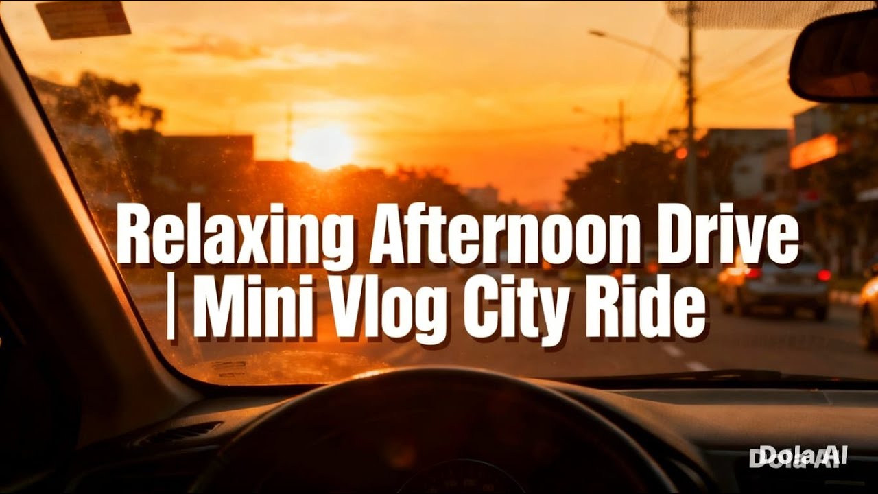 Relaxing Afternoon Drive | Mini Vlog City Ride - YouTube