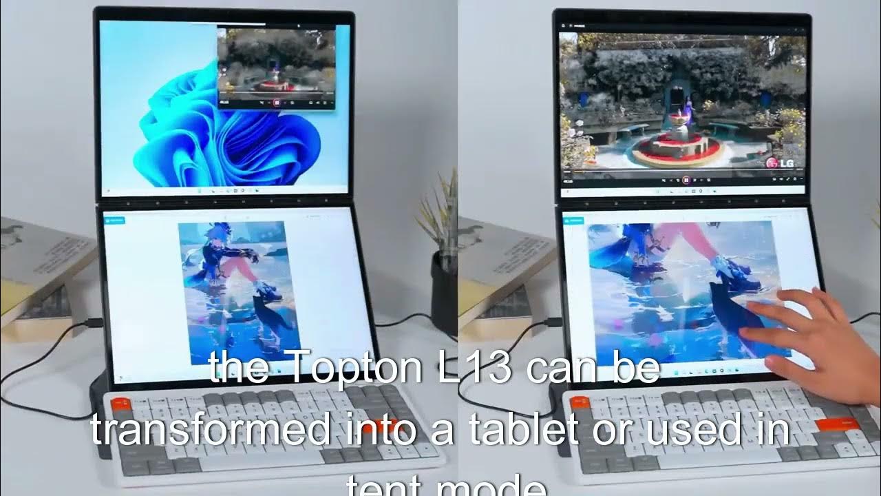 The Ultimate Topton L13 12th Gen Intel N100 2 Screen Laptop Guide You Need - YouTube