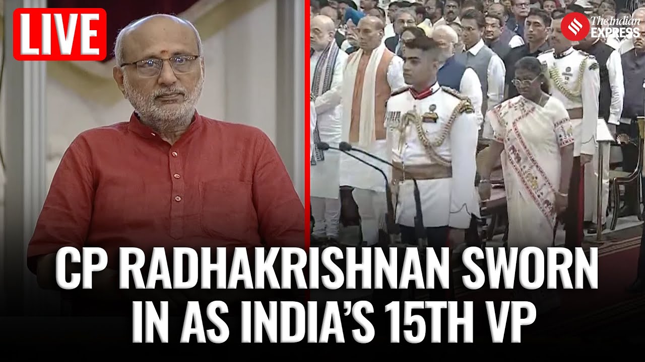 LIVE: CP Radhakrishnan Takes Oath As India's 15th Vice President At ...