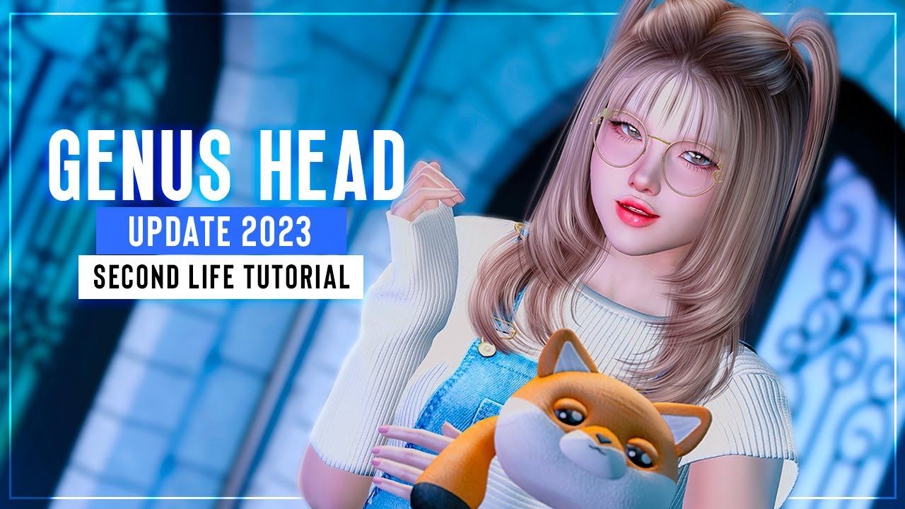 FREE Update GENUS bento head | Second Life Tutorial 2023 | Info Avatar ...