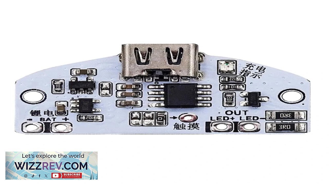 TYPE-C Table Lamp Circuit Board USB Charging Three-Gear Stepless ...