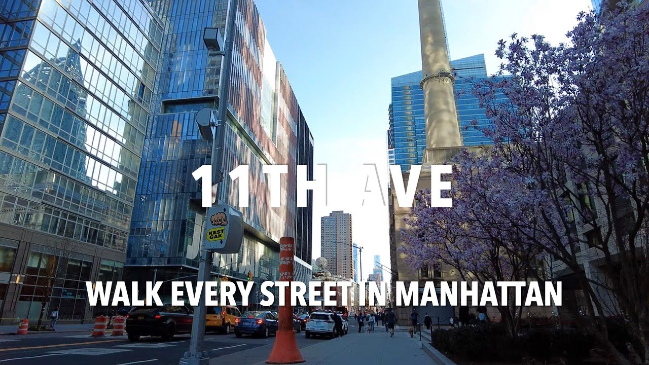 Walking Manhattan | Eleventh Avenue (11th Avenue) w/ West End Avenue ...