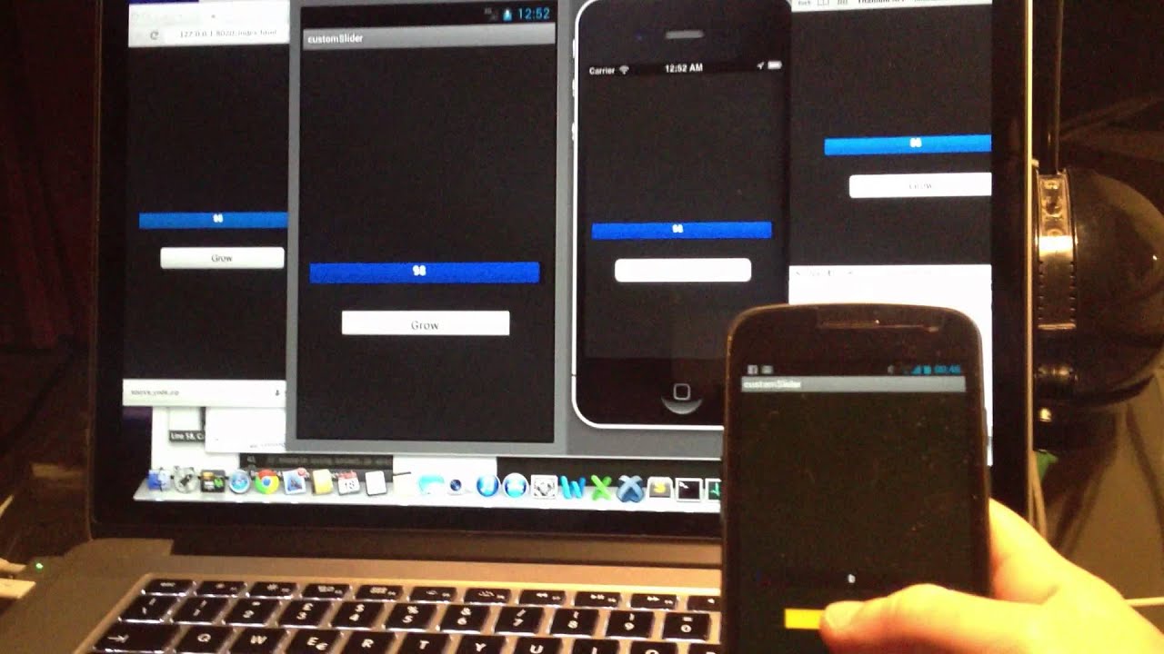 Appcelerator Titanium and WebSocket power - YouTube