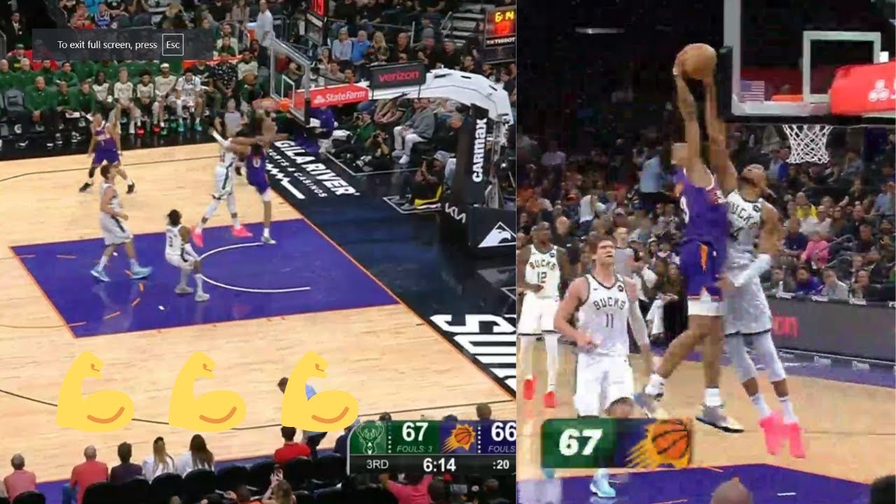 Rookie Ryan Dunn POSTERIZES Giannis Antetokounmpo 💪💪💪 | NBA Dunks | NBA ...