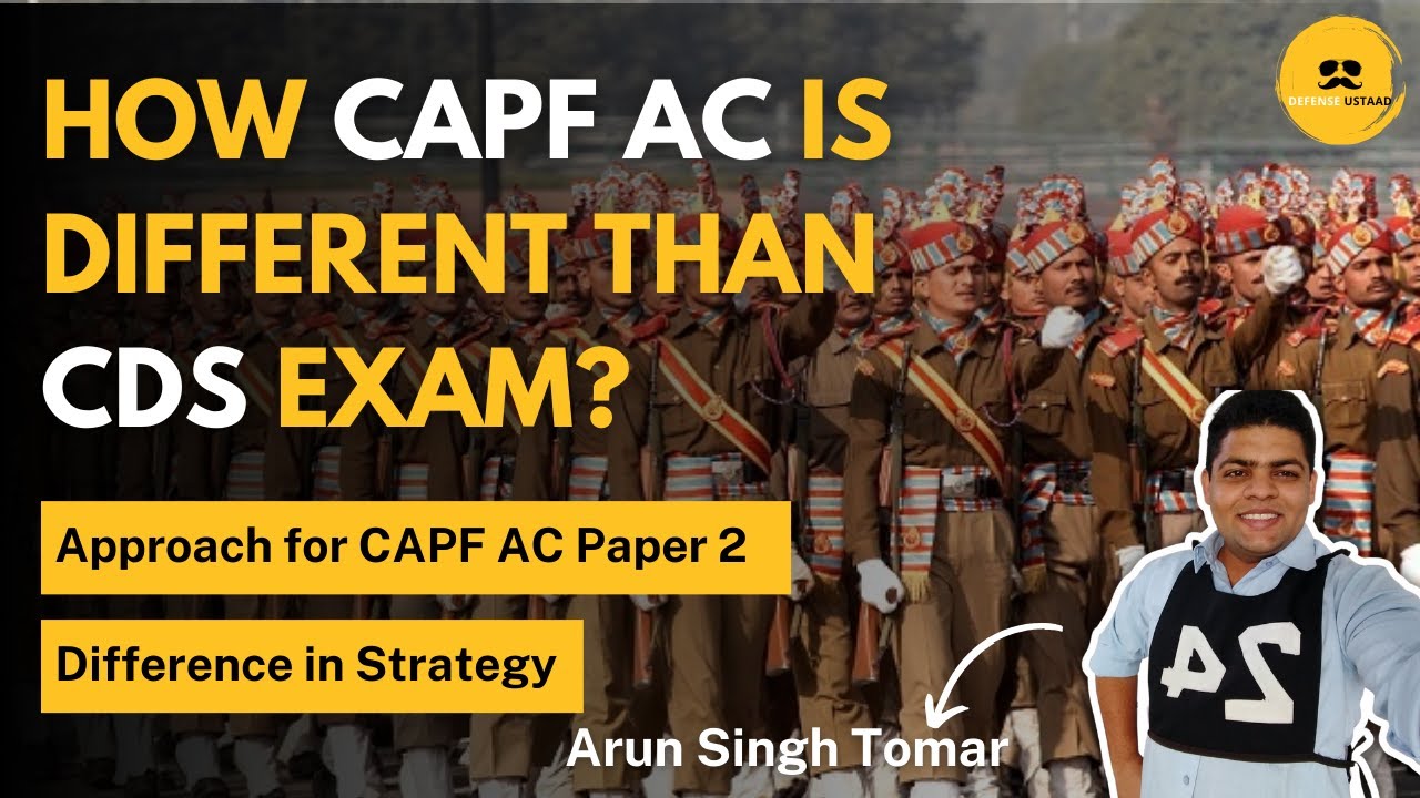 How CAPF AC is different than CDS - YouTube