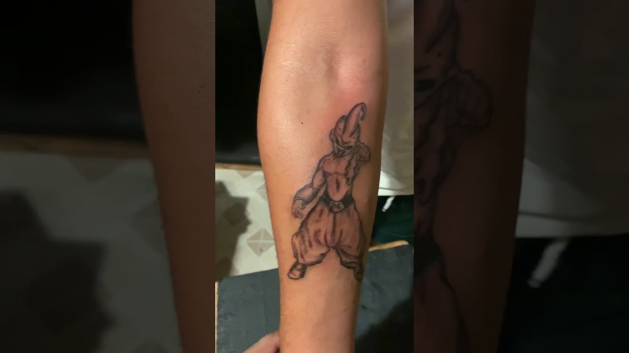 Majin buu tattoo - YouTube
