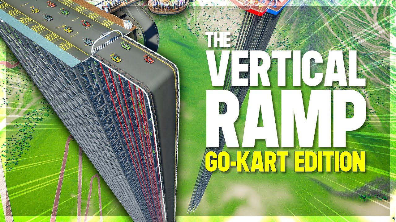 The *VERTICAL* Go-Kart Track in Planet Coaster!! - YouTube