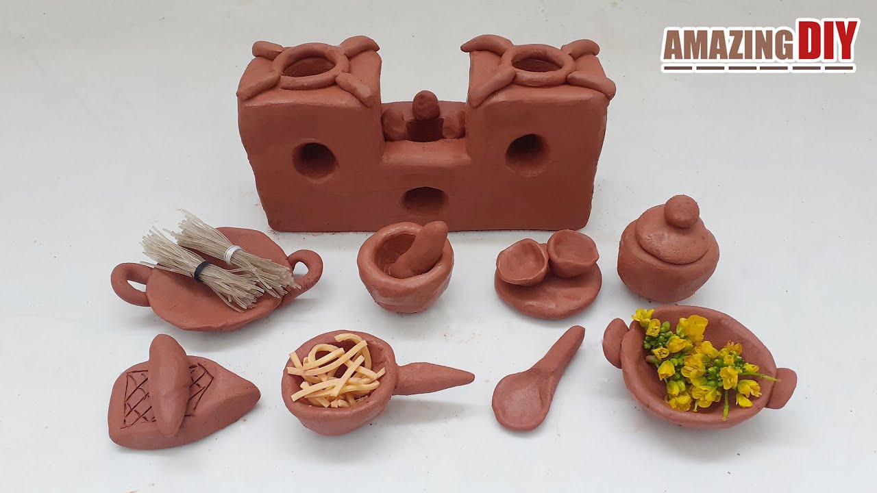 Amazing clay ideas - easy clay models | DIY - YouTube