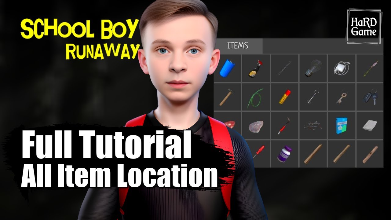 Schoolboy Runaway All Items Locations - YouTube