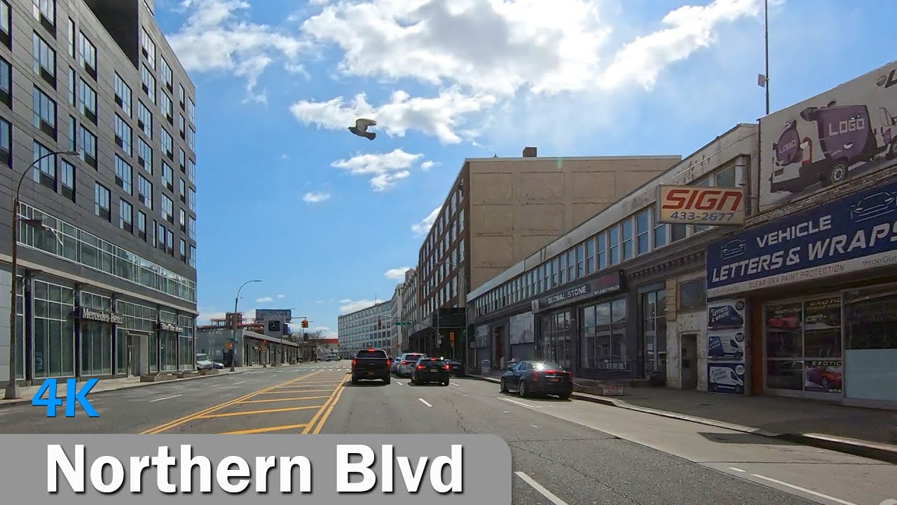 Northern Blvd Eastbound from 35 street to 100 street Queens NYC - YouTube